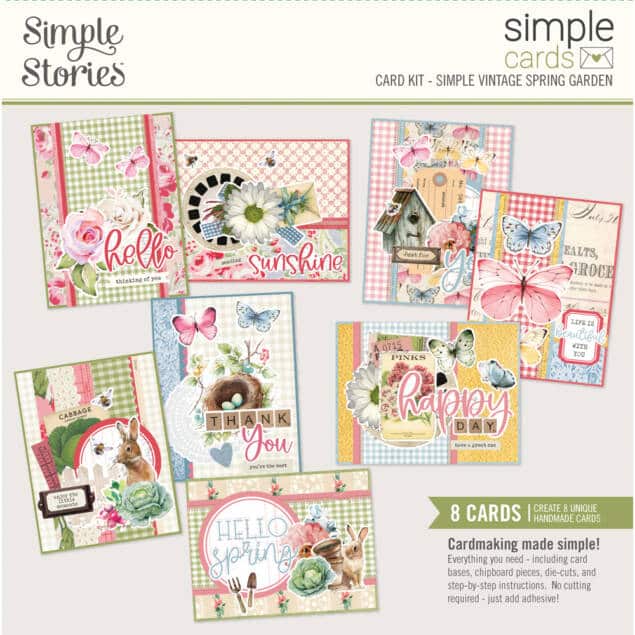 SIMPLE STORIES - Collezione SIMPLE VINTAGE SPRING GARDEN - SIMPLE CARDS ...