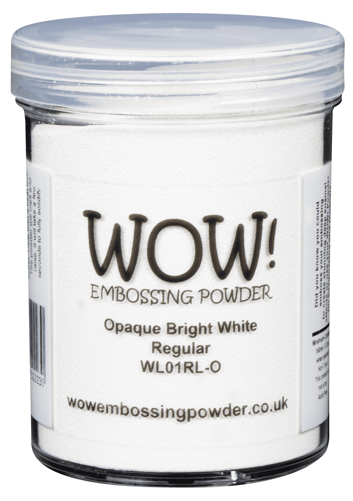 Wow Opaque Bright White - Regular (barattolo da 160ml Jar) - Il Negozio ...