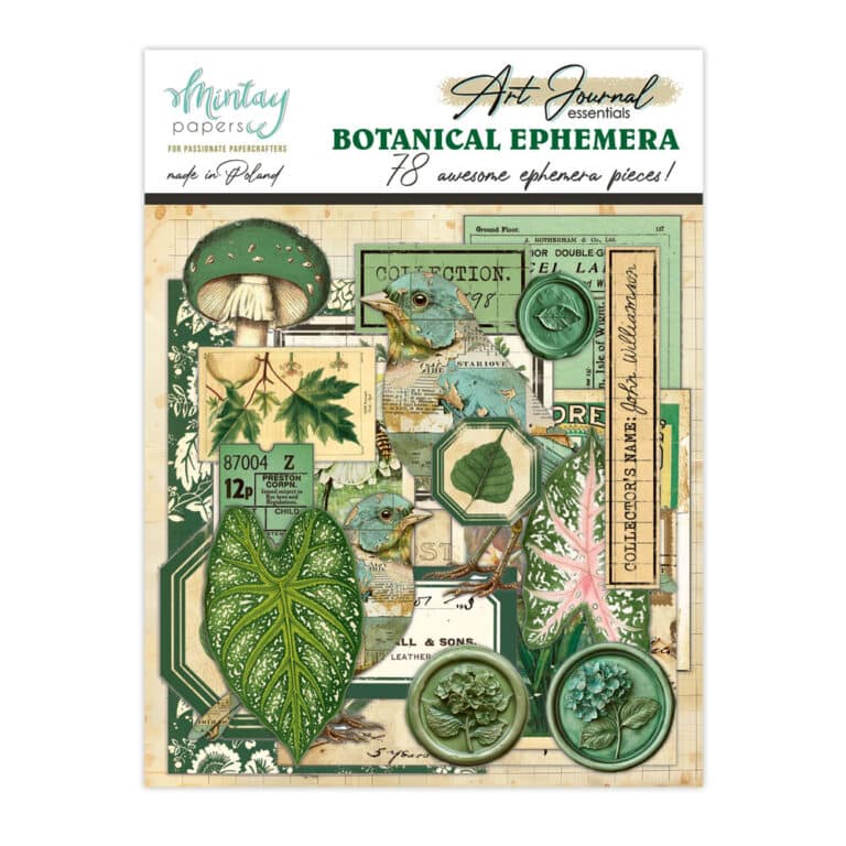 MINTAY - Art Journal Ephemera Pack - Botanical, 78 pcs - Il Negozio ...