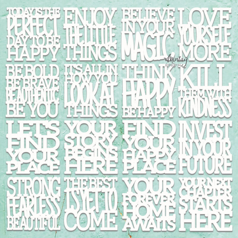 MINTAY - Chippies - Decor - Motivational Words - Il Negozio della mamma ...