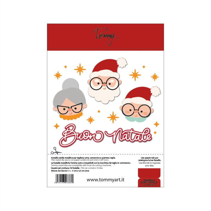 TOMMY ART -Tommy fustella - Mamma e babbo Natale® - Il Negozio della mamma di Cle