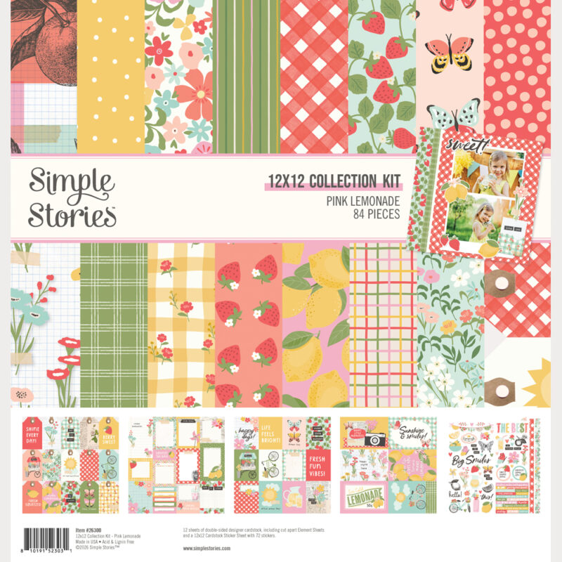 SIMPLE STORIES - Collezione Pink Lemonade - Collection Kit - Il Negozio ...
