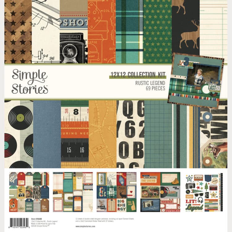 SIMPLE STORIES - Collezione Rustic Legend - Collection Kit - Il Negozio ...