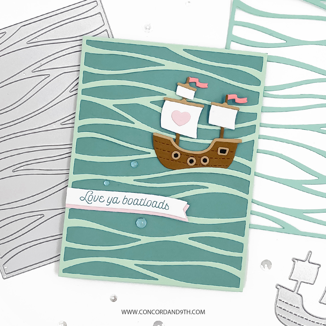 Concord & 9th – Wavy Card Front Die - Il Negozio della mamma di Cle