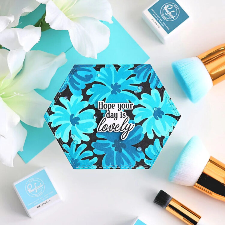 PINKFRESH STUDIO - Petal Pop stencil - Il Negozio della mamma di Cle