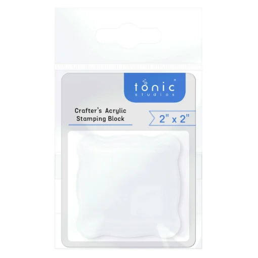 Tonic Studios Crafters Acrylic Stamping Block - 2x2 Inch - Il Negozio ...