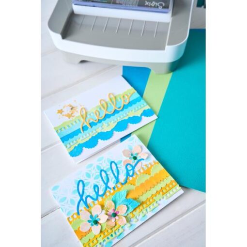 Sizzix Thinlits Die by Vicki Boutin Double Edgers (3pcs) - Il Negozio della mamma di Cle