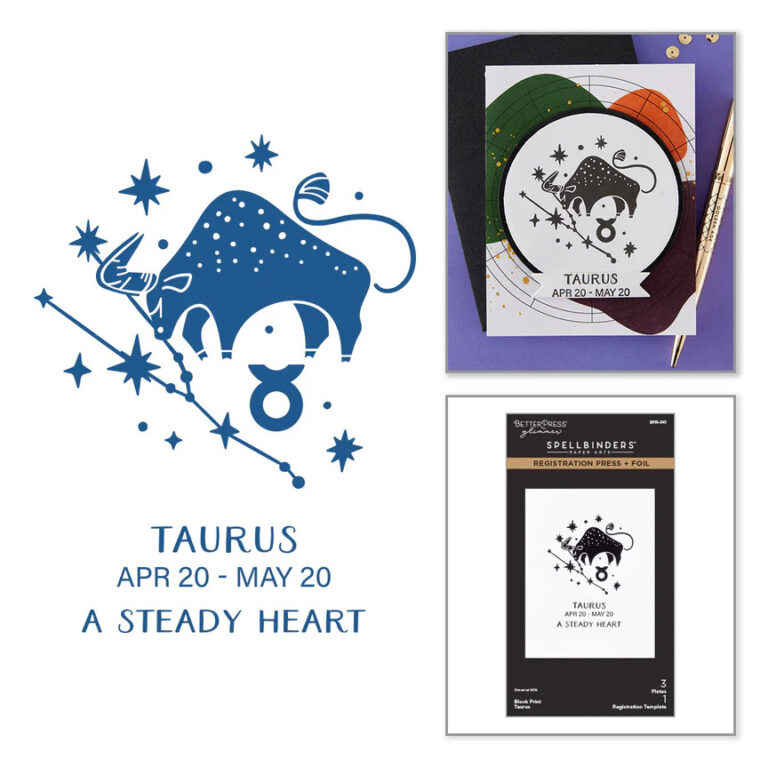 SPELLBINDERS - Collezione Block Print Zodiacs - Taurus Registration ...