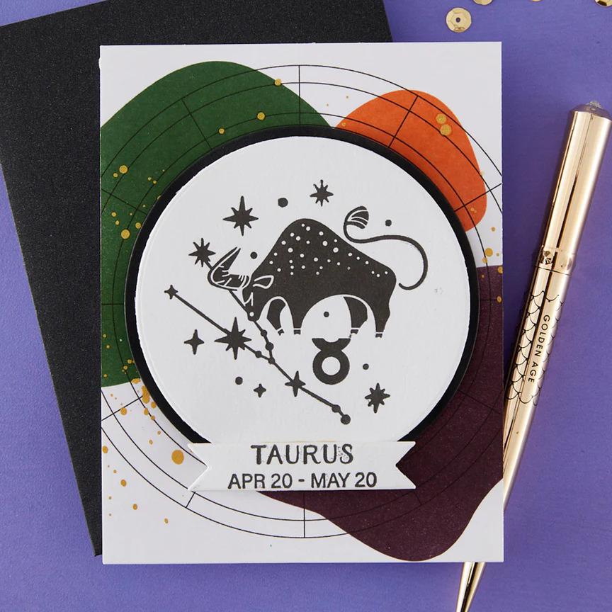 SPELLBINDERS - Collezione Block Print Zodiacs - Taurus Registration ...