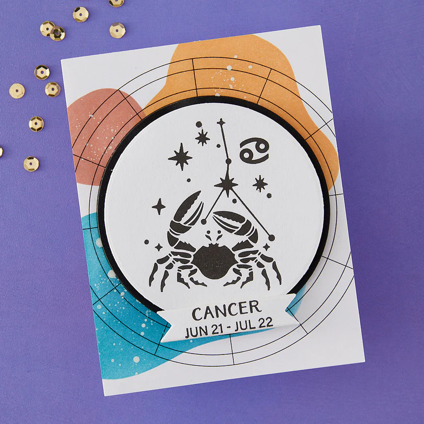 SPELLBINDERS - Collezione Block Print Zodiacs - Cancer Registration ...