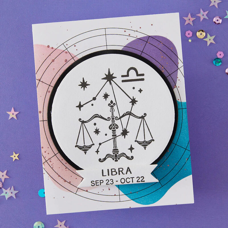 SPELLBINDERS - Collezione Block Print Zodiacs - Block Print Libra ...