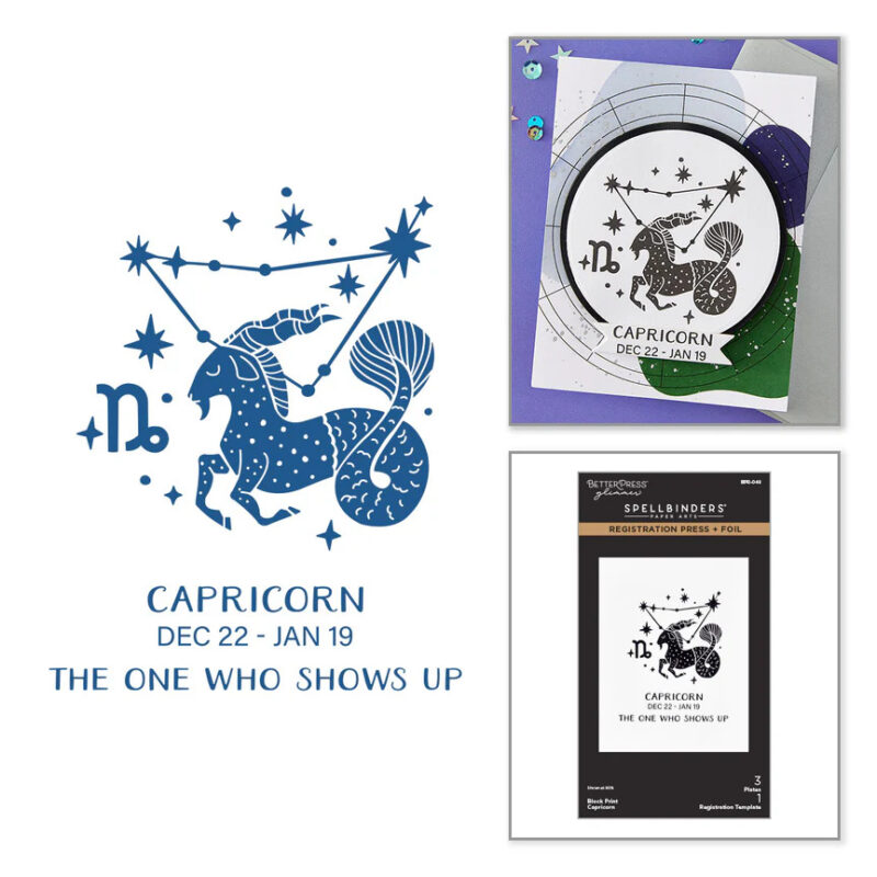 SPELLBINDERS - Collezione Block Print Zodiacs - Capricorn Registration ...