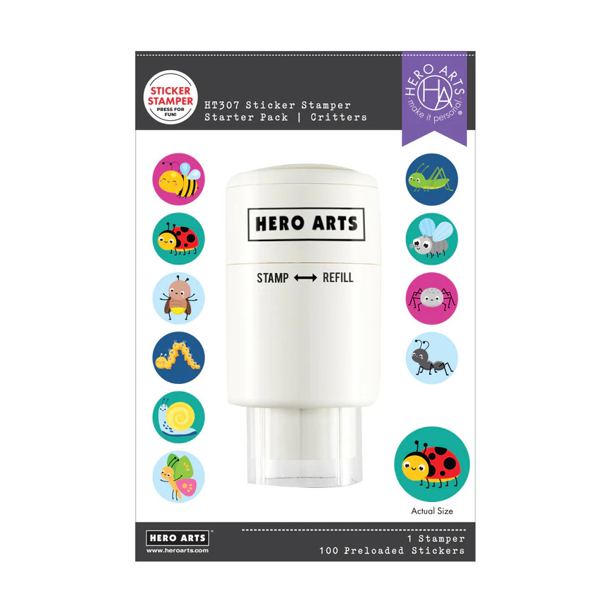 Hero Arts Critters Sticker Stamper Starter Pack - Il Negozio della ...