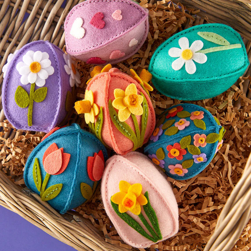 SPELLBINDERS - 3D Eggs & Flowers Felt Décor Etched Dies by Sandi ...