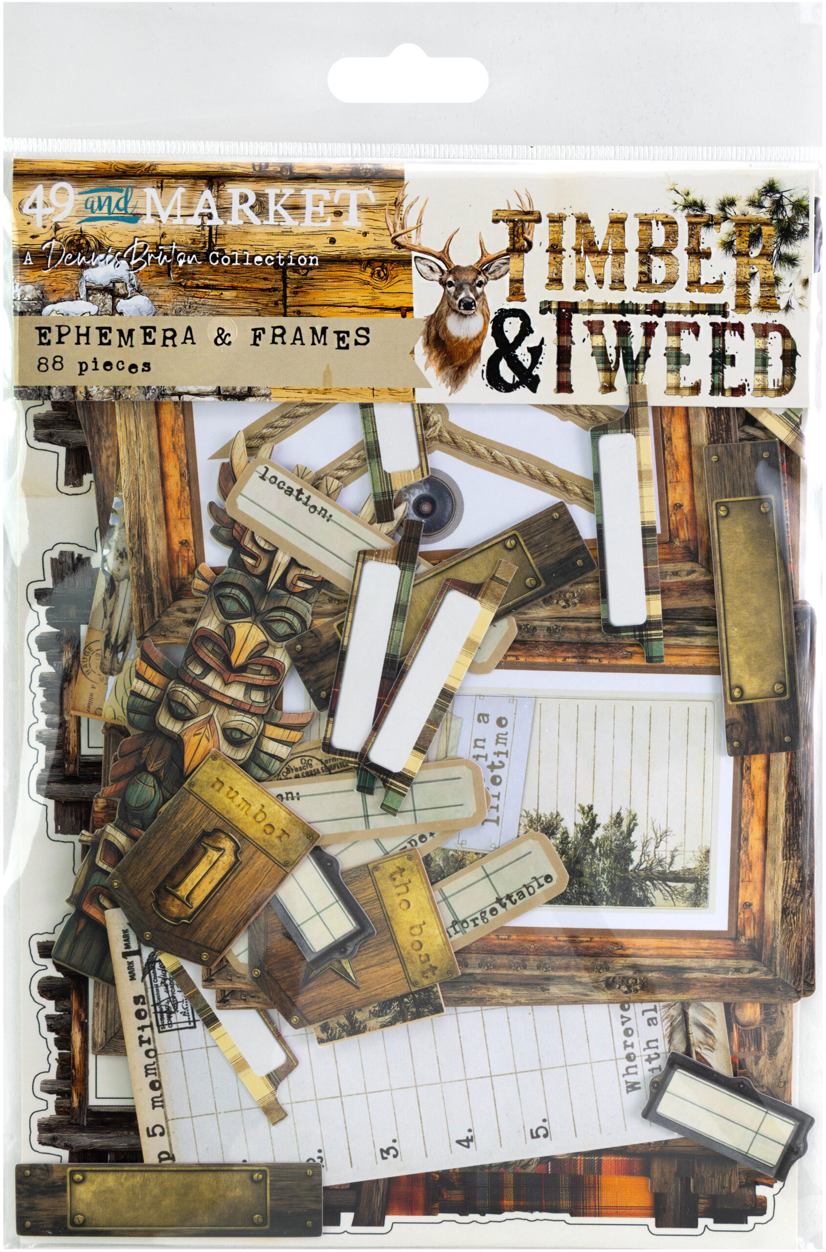 49 and Market - Collezione Timber and Tweed -Ephemera & Frames - Il ...